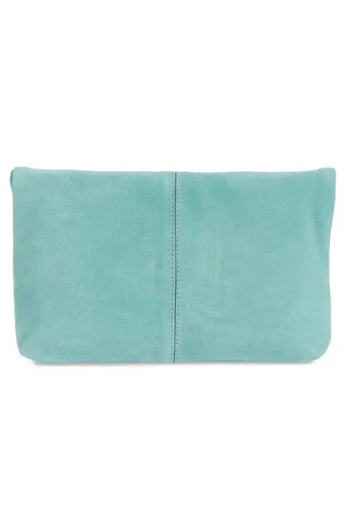 Leith Suede Fold-over Clutch
