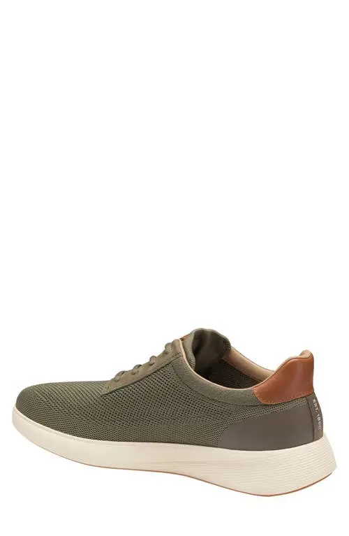 Johnston & Murphy Ackerson Knit Plain Toe Sneaker - Olive Knit