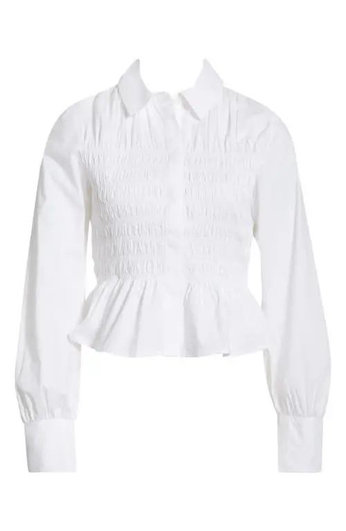 Rails Bradshaw Smock Bodice Button-up Shirt