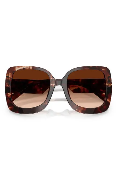 Dolce & Gabbana 55mm Gradient Square Sunglasses