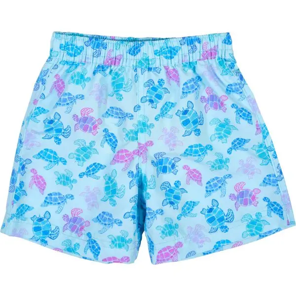 FLORENCE EISEMAN Turtle Print Swim Trunk - Multi