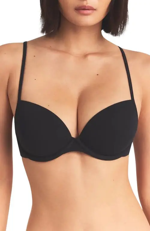 SKIMS Everyday Stretch Cotton T-shirt Bra - Onyx