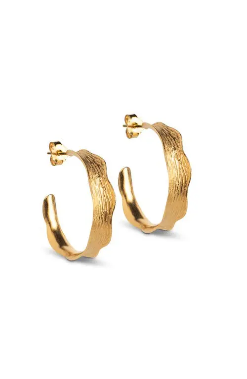 ENAMEL COPENHAGEN Ane Large Hoop Earrings - Gold