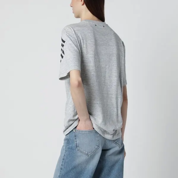 GOLDEN GOOSE T-shirt With Logo - Grey