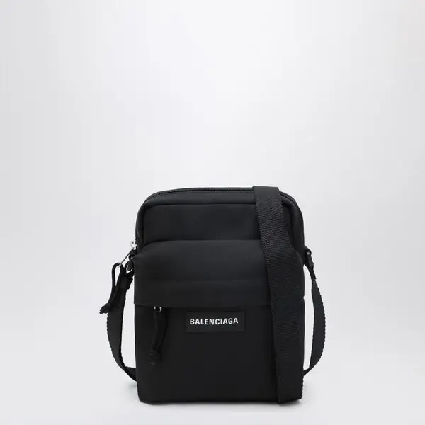 Balenciaga Explorer Nylon Shoulder Bag - Black
