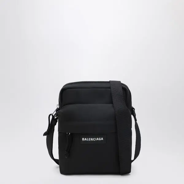 Balenciaga Explorer Nylon Shoulder Bag - Black