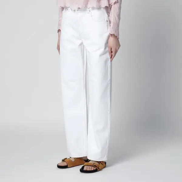 Isabel Marant Étoile Dromie Straight-cut Trousers - Beige