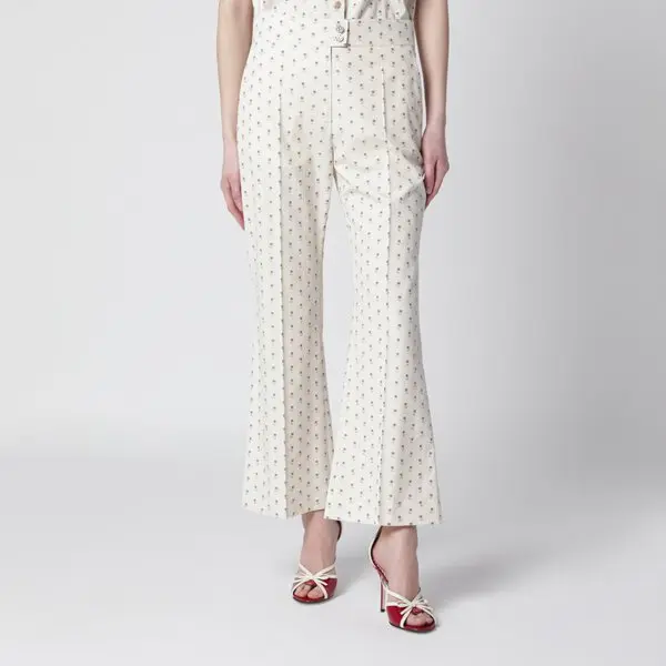 Valentino Garavani Floral Patterned Trousers