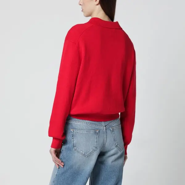 DUNST Polo Sweater In Cotton And Cashmere