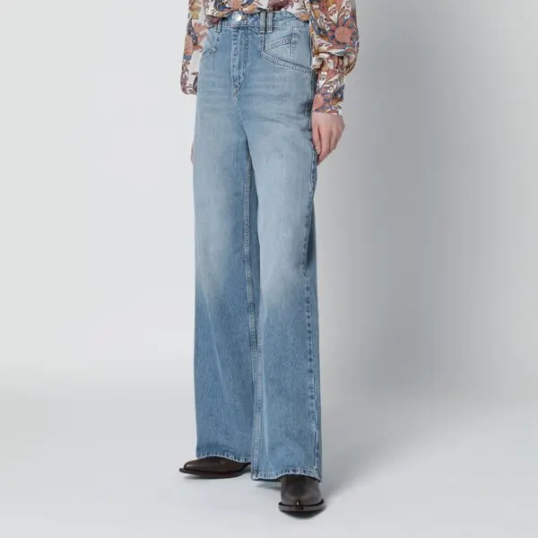 Isabel Marant Étoile Lemony Wide-leg Jeans - Light Blue