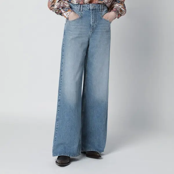 Isabel Marant Étoile Lemony Wide-leg Jeans - Light Blue