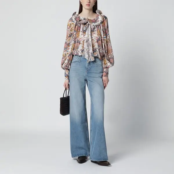 Isabel Marant Étoile Lemony Wide-leg Jeans - Light Blue