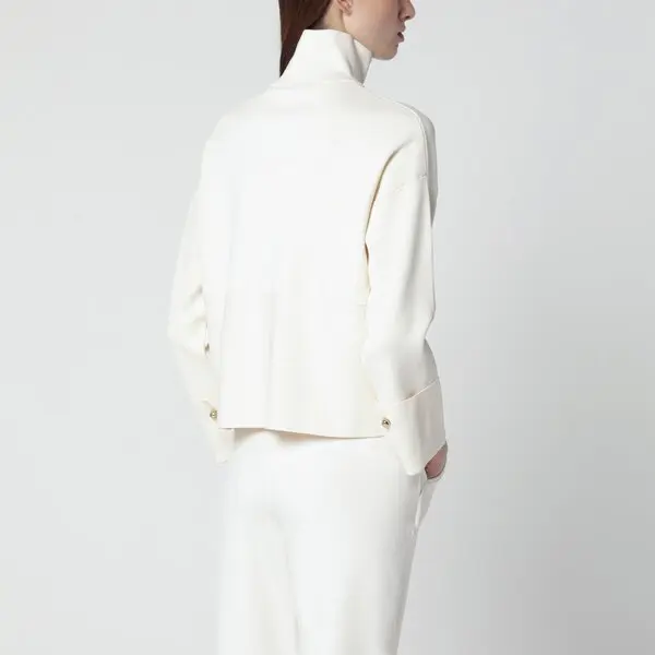 Max Mara Viscose-blend Zip-up Sweatshirt