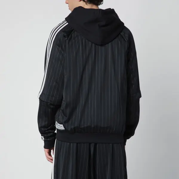 ADIDAS Y-3 Convertible Pinstripe Sweatshirt