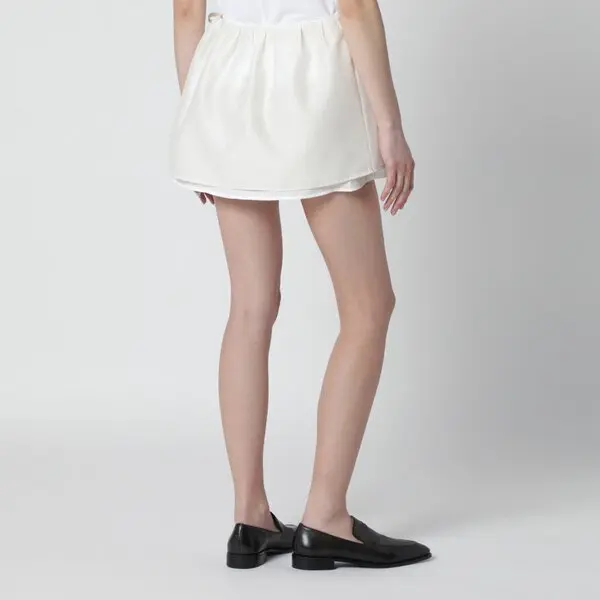 DUNST Mini Skirt With Overlapping Panel