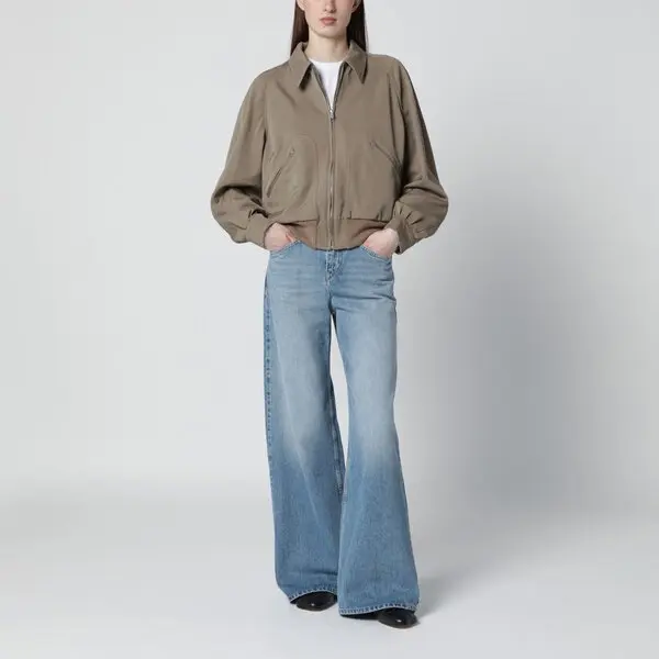 MAISON MARGIELA Virgin Wool Zip-up Jacket - Beige