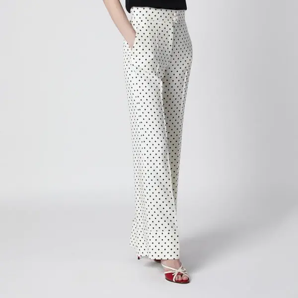 Valentino Garavani Polka Dot Print Trousers
