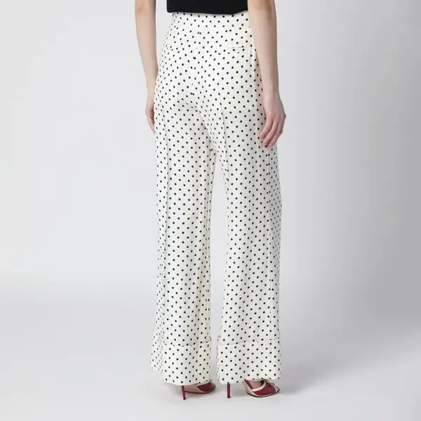 Valentino Garavani Polka Dot Print Trousers