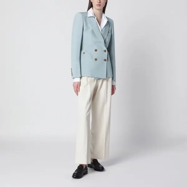 BLAZÉ MILANO Double-breasted Jacket - Light Blue