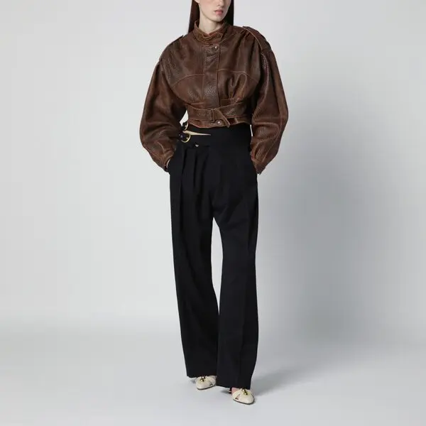 Chloé Belted Lambskin Jacket