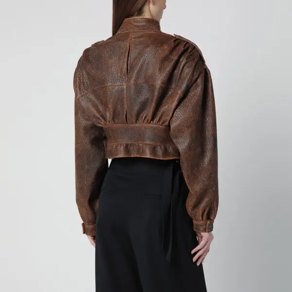 Chloé Belted Lambskin Jacket