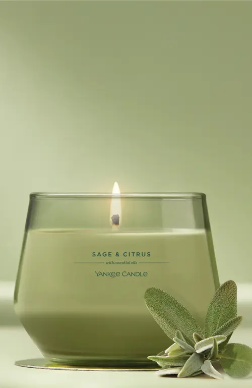 YANKEE CANDLE Sage & Citrus Studio Candle With Essential Oils