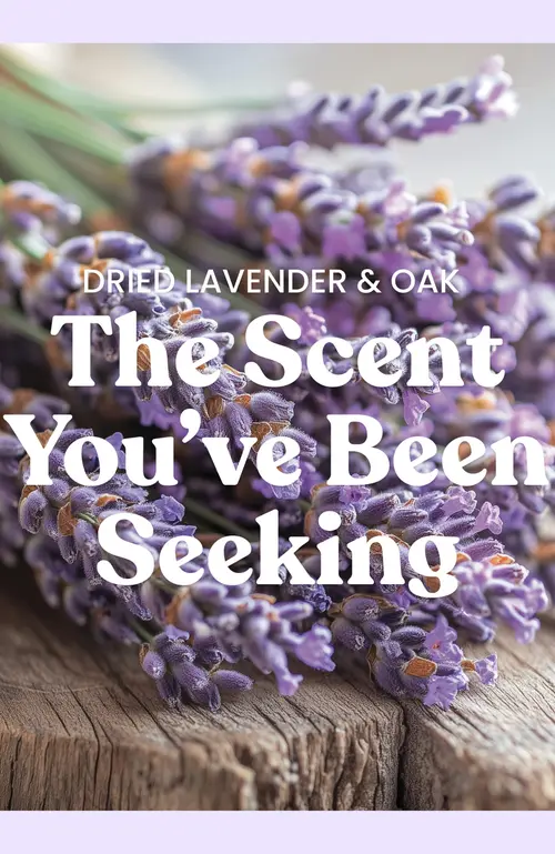 YANKEE CANDLE Dried Lavender & Oak Studio Candle With Essential Oils