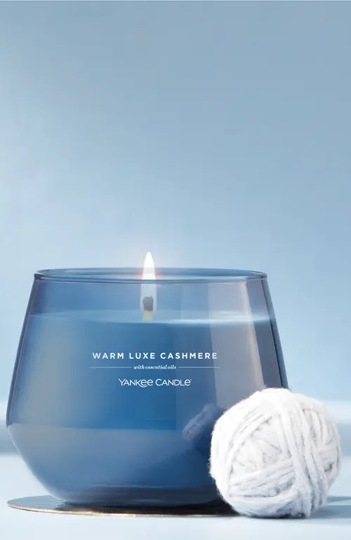 YANKEE CANDLE Warm Luxe Cashmere Studio Candle With Essential Oils