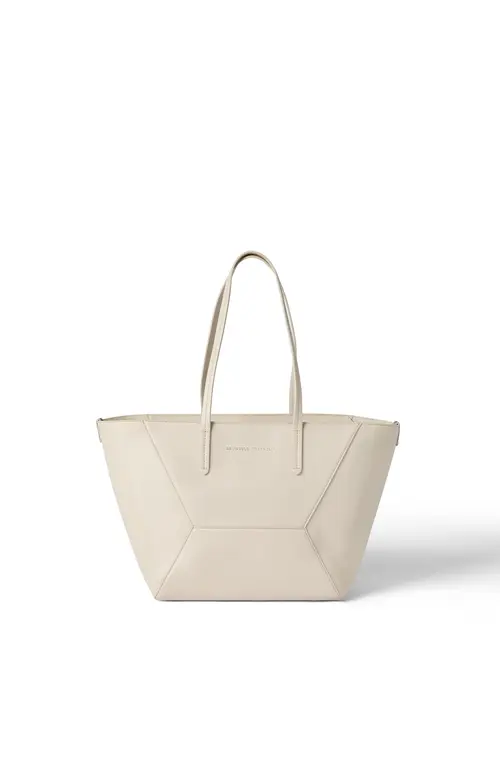 Brunello Cucinelli Calfskin Bc Duo Bag - Ivory