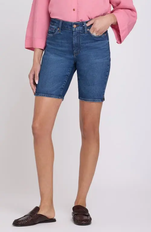 NYDJ Ella Side Slit Denim Shorts - Sunset Villa