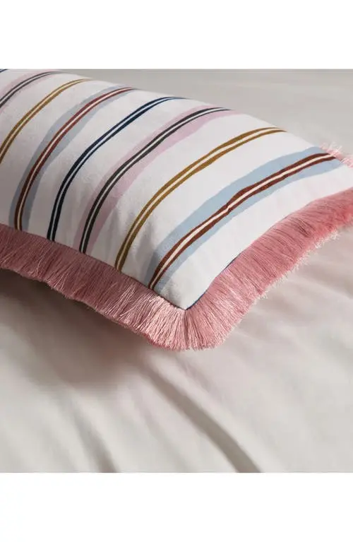 Ted Baker London Scallop Stripe Velvet Accent Pillow