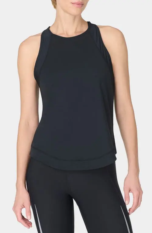 Sweaty Betty Breathe Easy Run Mesh Tank - Black