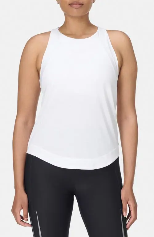 Sweaty Betty Breathe Easy Run Mesh Tank - White