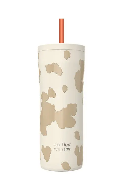 CONTIGO Streeterville 2.0 Stainless Steel Tumbler With Straw - Oatmilk