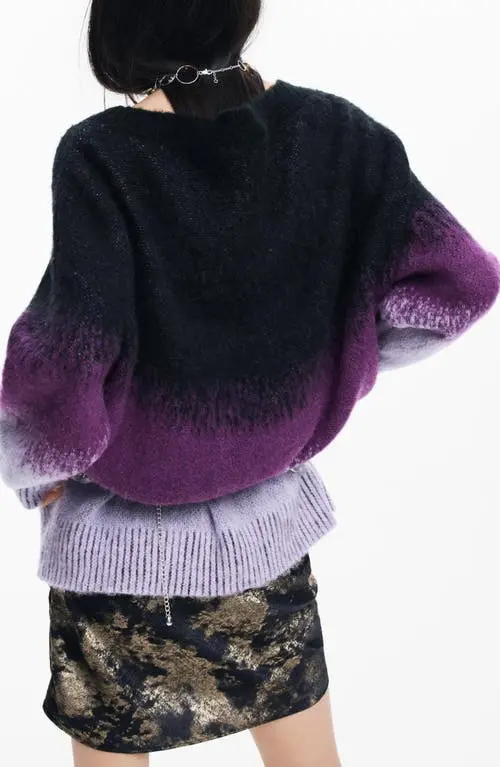 Desigual Ombré Relaxed Sweater