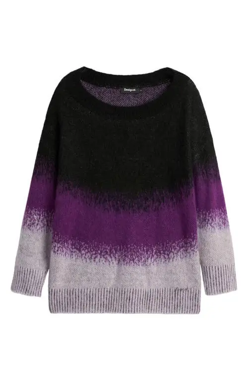 Desigual Ombré Relaxed Sweater