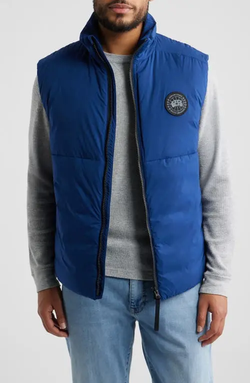 Canada Goose Lodge Packable 750 Fill Power Down Vest - Oxford Navy - Marine Oxford