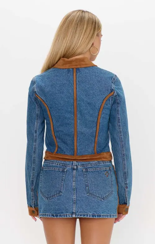 Show Me Your Mumu Dawson Denim Jacket