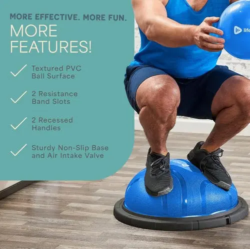 LIFEPRO Half Ball Balance Trainer - Blue