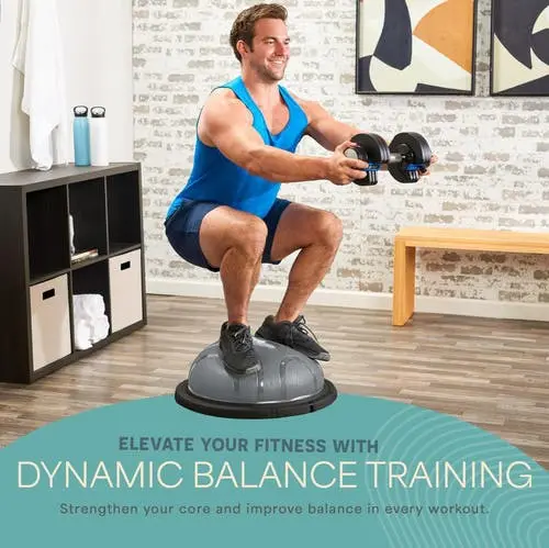LIFEPRO Half Ball Balance Trainer - Sliver