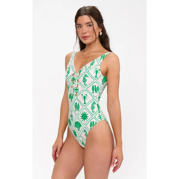 Show Me Your Mumu Kauai One Piece - Coastal Collage