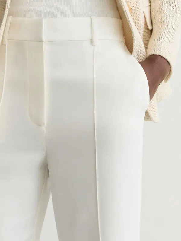 REISS Wide-leg Seam-detail Trousers