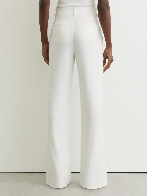 REISS Wide-leg Seam-detail Trousers