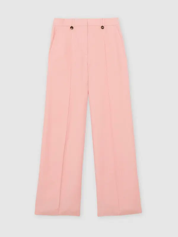 REISS Magda Petite Wide-leg Suit Trousers