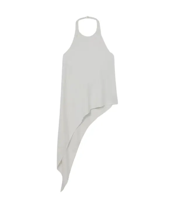 REISS Quinn Asymmetric Halterneck Top
