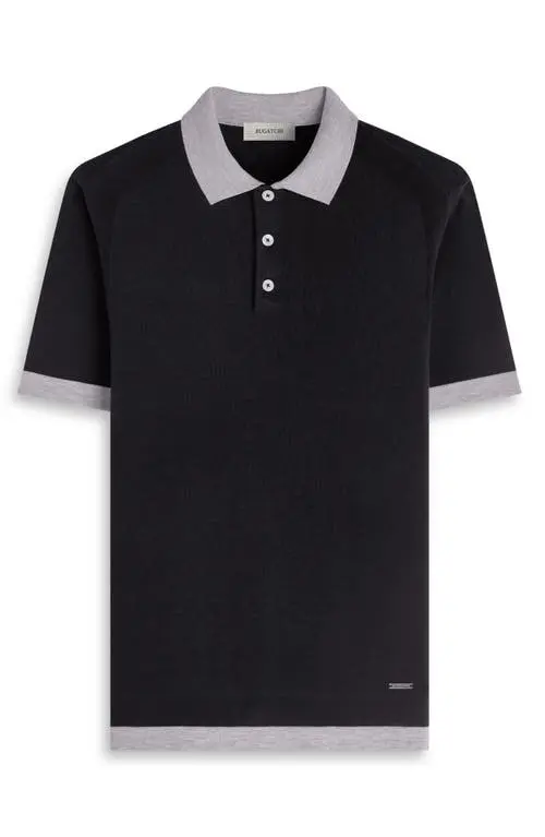 Bugatchi Cotton Blend Polo Sweater