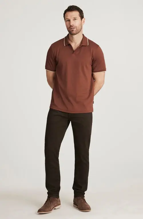 34 Heritage Riviera Tipped Pima Cotton Polo