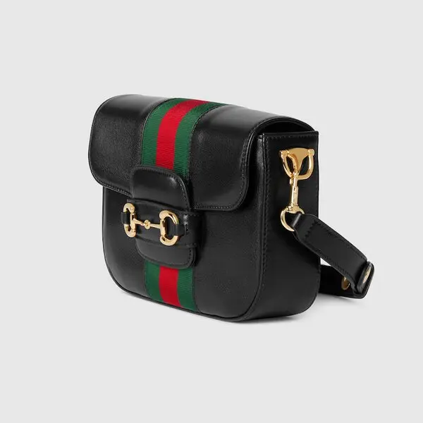Gucci Horsebit 1955 Small Shoulder Bag - Black