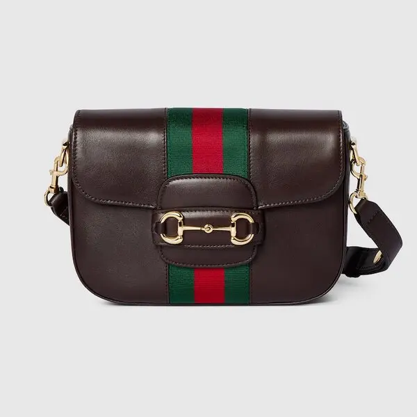 Gucci Horsebit 1955 Small Shoulder Bag - Brown