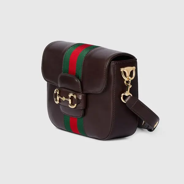 Gucci Horsebit 1955 Small Shoulder Bag - Brown